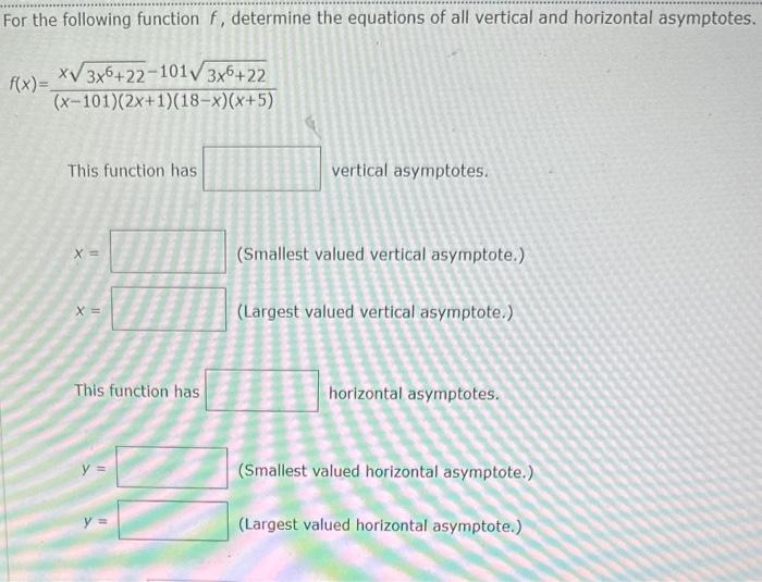 Solved For the Following function f, determine the equation | Chegg.com