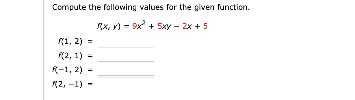 Solved Compute the following values for the given | Chegg.com