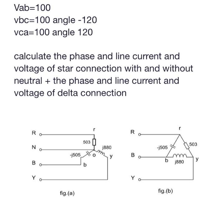 Solved Vab=100vbc=100 angle −120vca=100 angle 120 calculate | Chegg.com