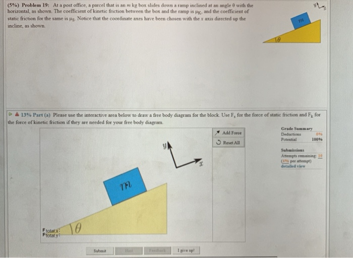 Solved: (5%) Problem 19: At A Post Office, A Parcel That I... | Chegg.com