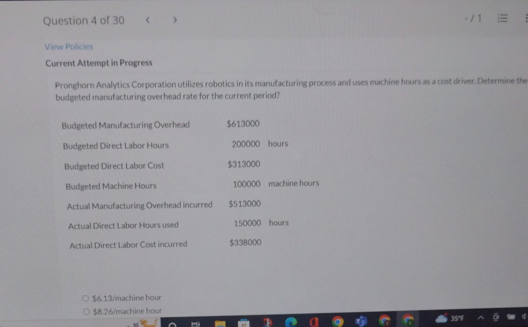 Solved Current Attempt in Progress Pronghorn Analytics | Chegg.com
