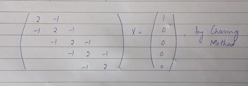 Solved solve by chasing Method | Chegg.com