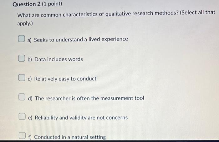 Solved Question 5 (1 point) Which are properly formatted | Chegg.com