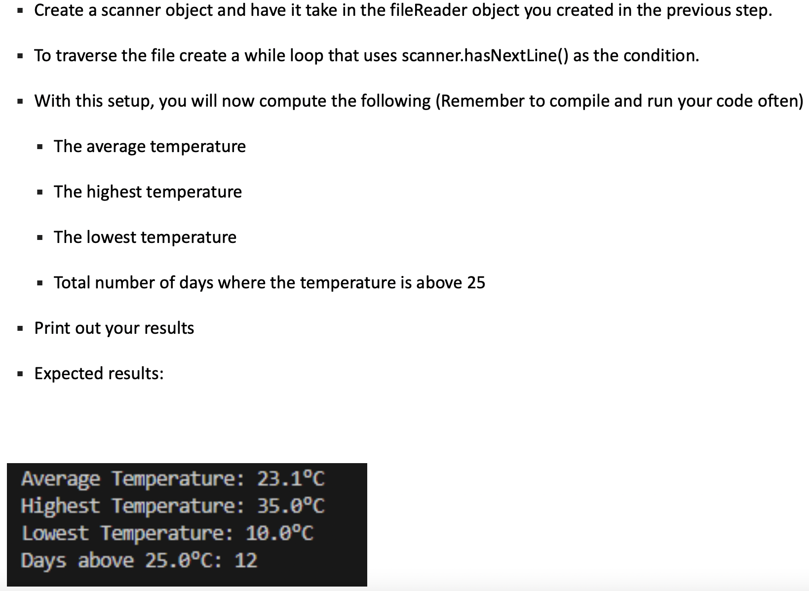 Solved Computer Sciencecreate A Scanner Object And Have It