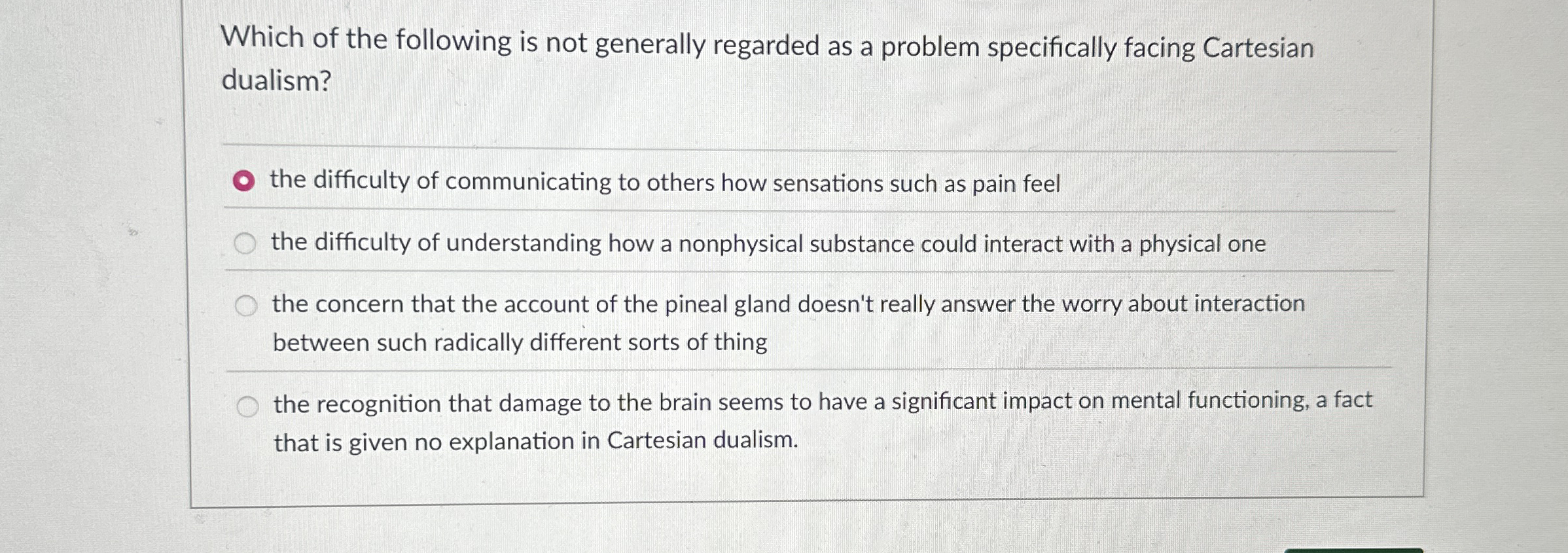 Solved Which of the following is not generally regarded as a | Chegg.com