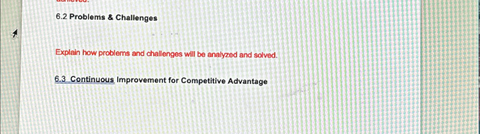 Solved 6.2 ﻿Problems & ChallengesExplain how problems and | Chegg.com