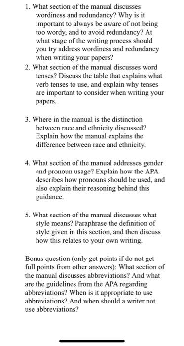 Solved APA Manual Treasure Hunt Worksheet ENG 2020 APA | Chegg.com