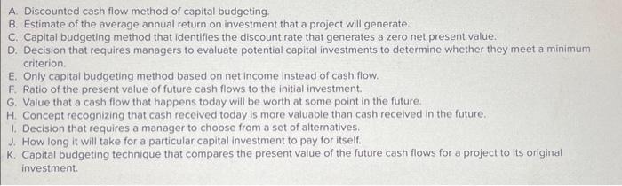 [Solved]: Required: A number of terms and concepts from thi