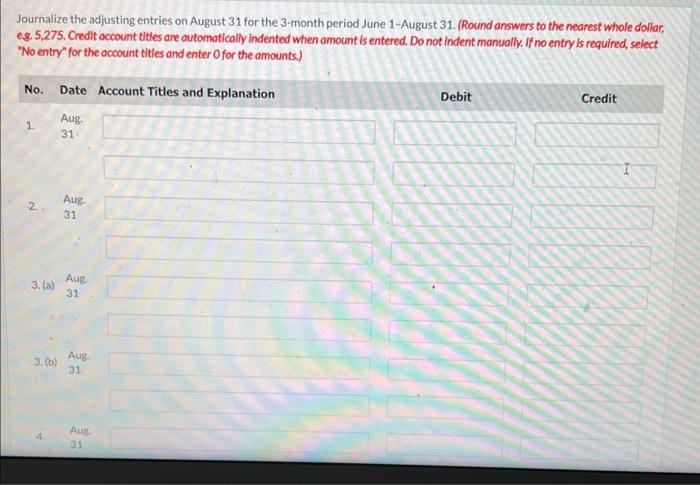 Solved Greco Resort opened for business on June 1 with eight | Chegg.com