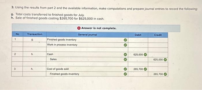 Solved 4. Post entries from parts 1 and 3 to the following | Chegg.com
