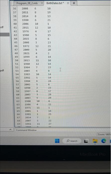 Solved Command Window Command Window Command Window - | Chegg.com