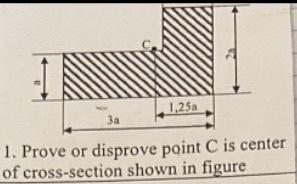 Solved 1,25a 30 1. Prove or disprove point C is center of | Chegg.com