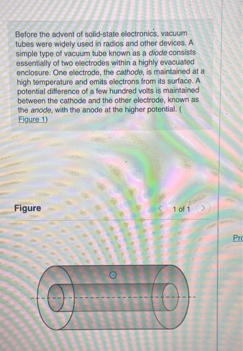 Solved Before the advent of solid-state electronics, vacuum | Chegg.com