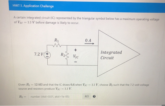 Solved HW7.1. Application Challenge A certain integrated | Chegg.com Solved HW7.1. Application Challenge A certain integrated | Chegg.com