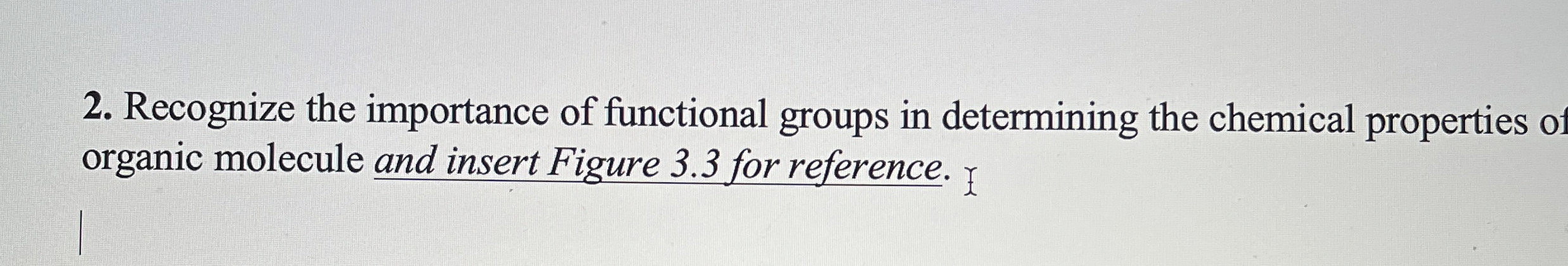 Solved Recognize the importance of functional groups in | Chegg.com