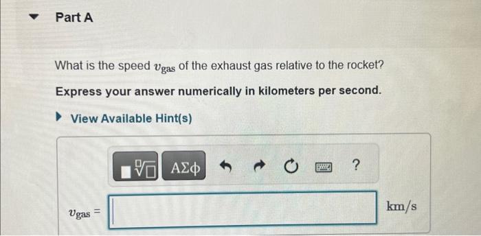 A rocket is fired in deep space, where gravity is | Chegg.com