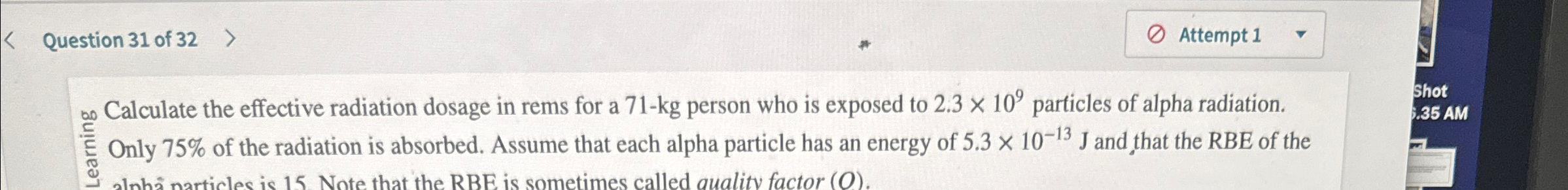Solved Question 31 ﻿of 32?n0 ﻿Calculate the effective | Chegg.com