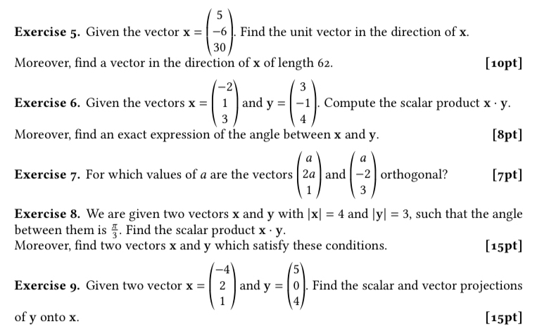Solved Show full workings and calculationsExercise 5. ﻿Given | Chegg.com