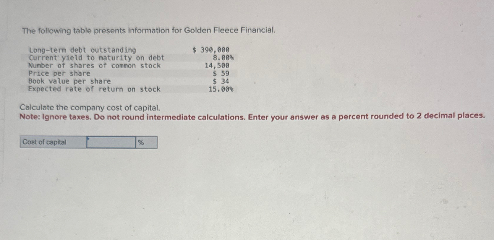 Solved The following table presents information for Golden | Chegg.com