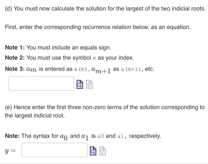 Solved Consider the following differential equation, | Chegg.com