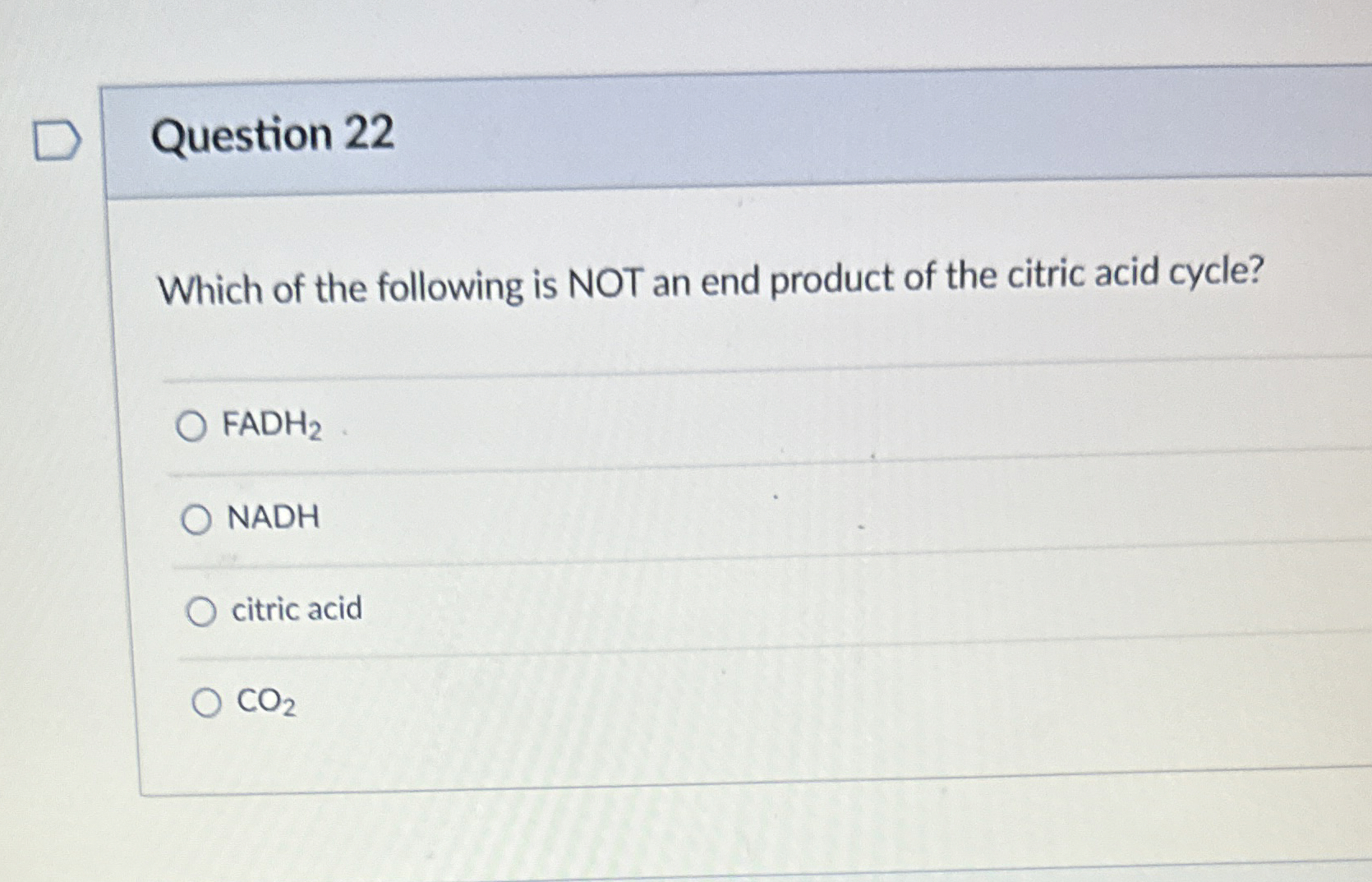 Solved Question 22Which of the following is NOT an end | Chegg.com