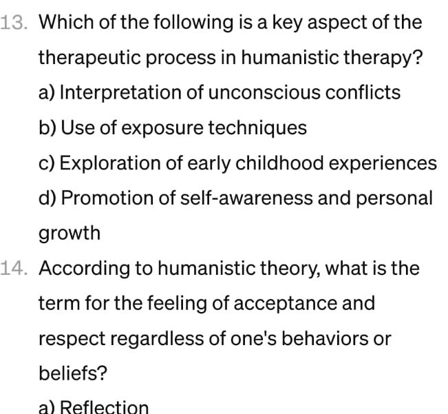 Solved Which of the following is a key aspect of the | Chegg.com ...