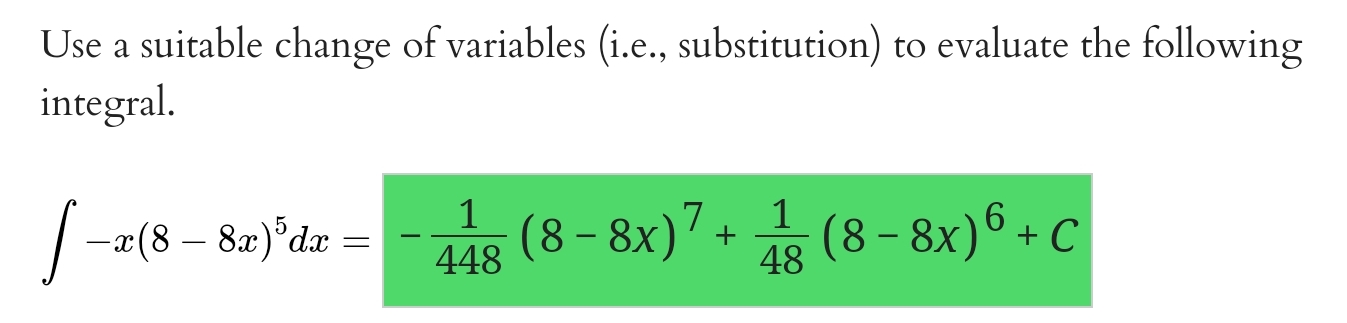 Solved Use a suitable change of variables (i.e., | Chegg.com