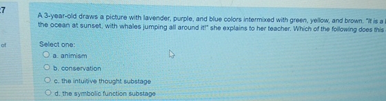 Solved A 3-year-old draws a picture with lavender, purple, | Chegg.com