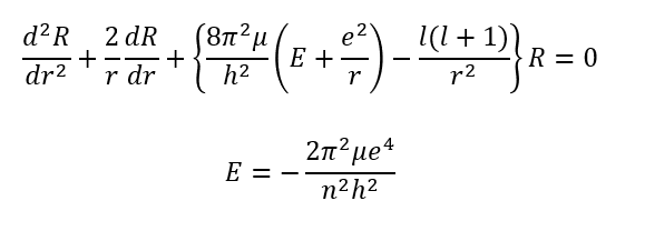 Solved Solve the radial equation (first equation) ﻿to obtain | Chegg.com