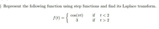 Solved Represent the following function using step functions | Chegg.com
