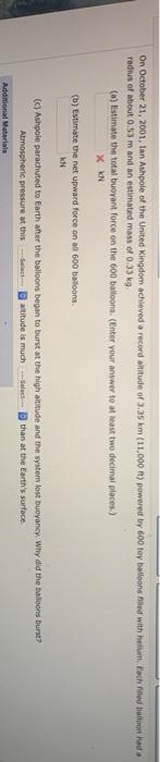 Solved On October 21, 2001, Ian Ashpole of the United | Chegg.com