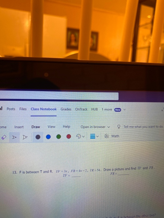 Solved al Posts Files Class Notebook Grades OnTrack HUB 1 | Chegg.com