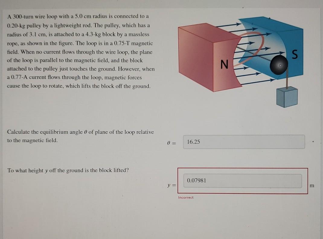 Solved A 300-turn wire loop with a 5.0 cm radius is | Chegg.com