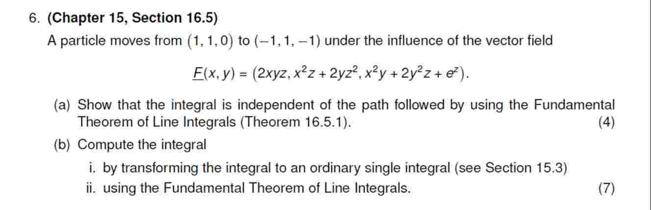 Solved (Chapter 15, ﻿Section 16.5) ﻿A particle moves from | Chegg.com