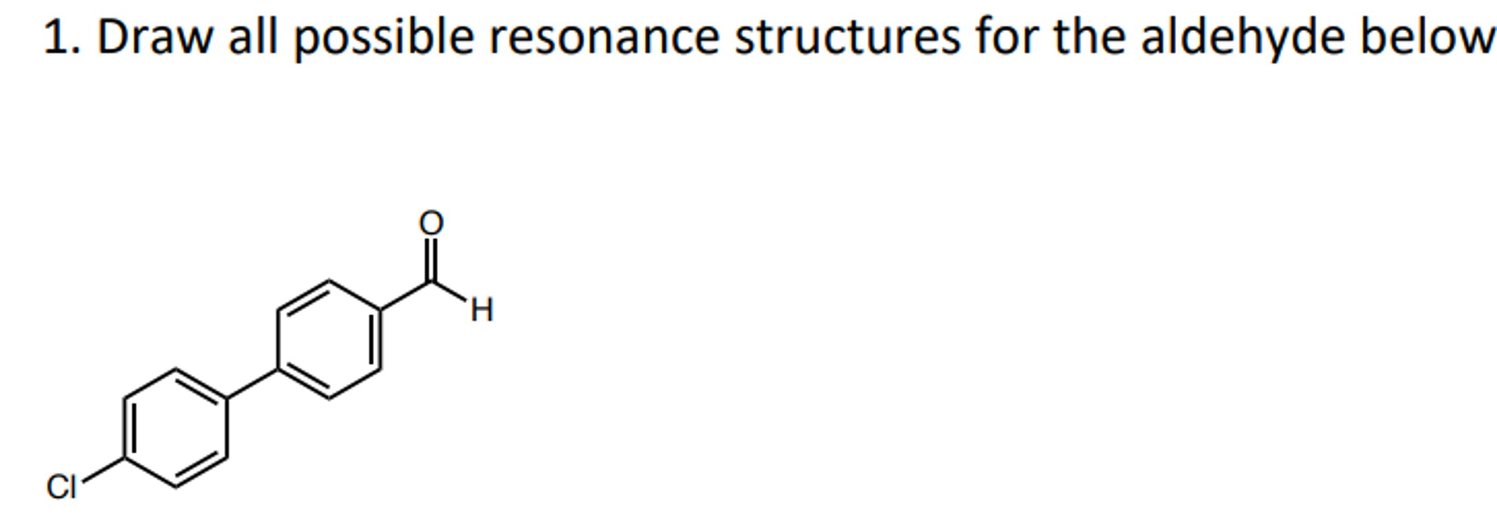 Solved Draw all possible resonance structures for the | Chegg.com