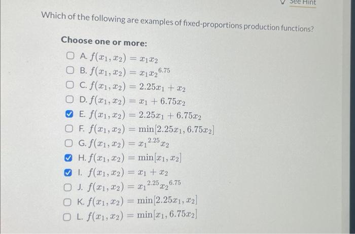 Solved Which of the following are examples of | Chegg.com