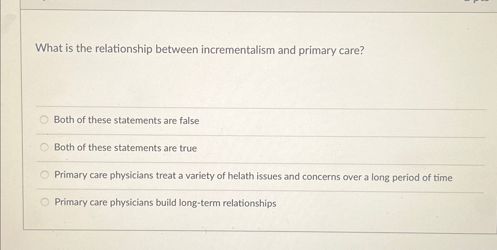 Solved What is the relationship between incrementalism and | Chegg.com