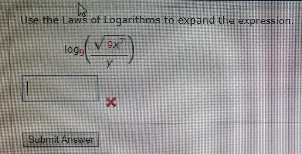 Solved Use the Laws of Logarithms to expand the expression. | Chegg.com
