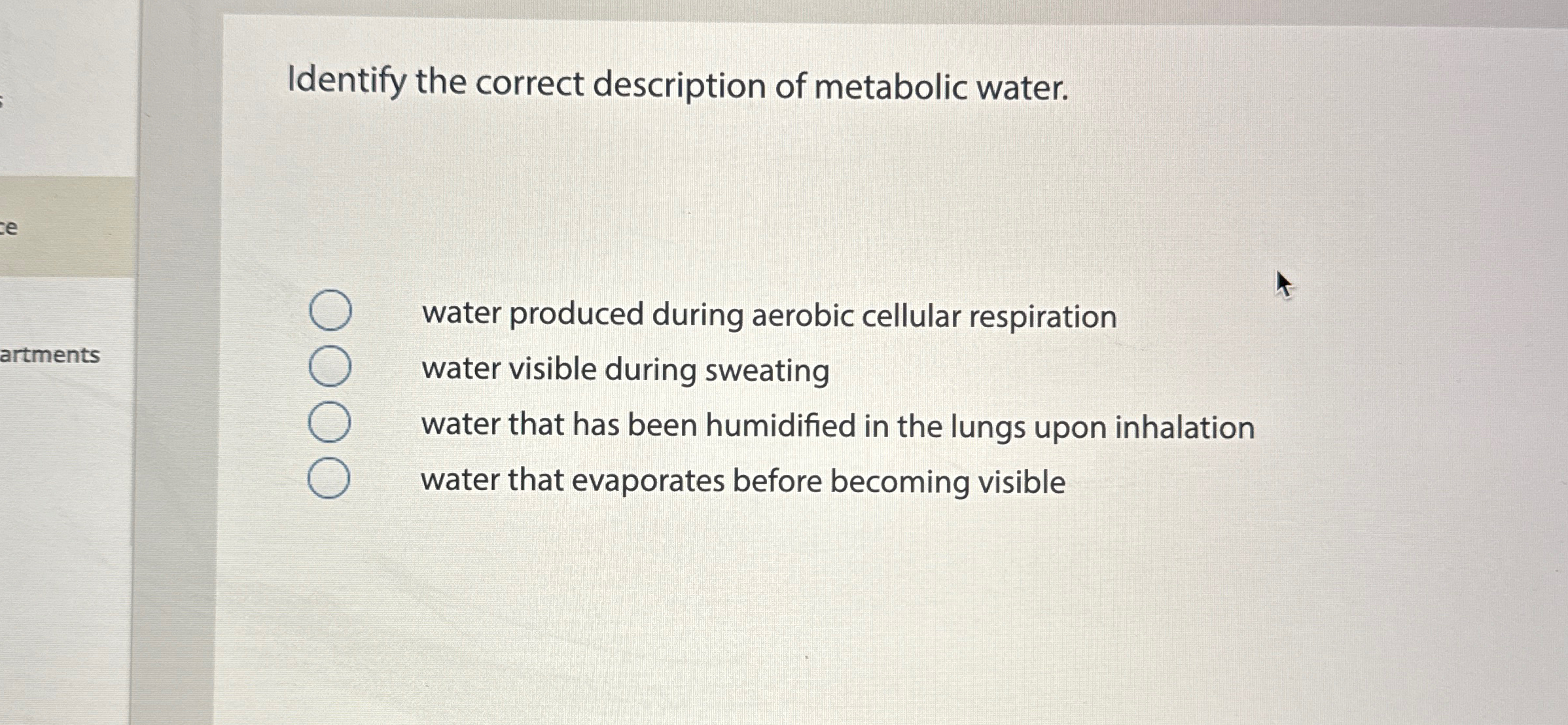 Solved Identify the correct description of metabolic | Chegg.com
