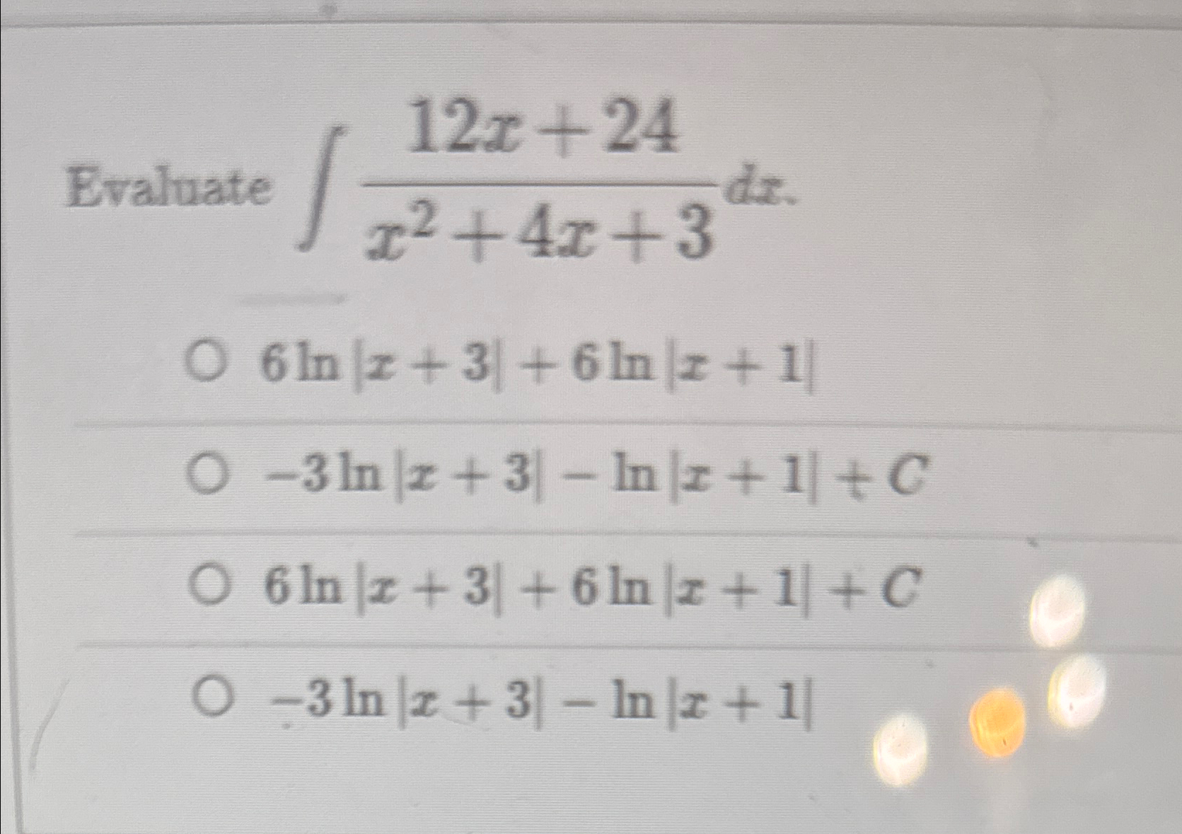 Solved Evaluate | Chegg.com