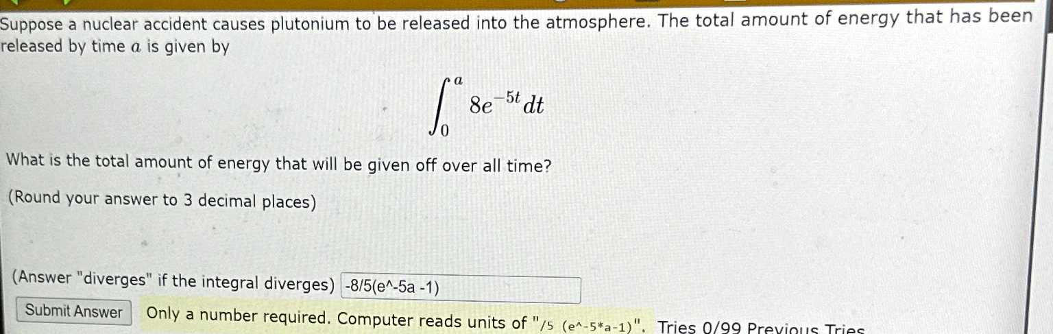 Solved Suppose a nuclear accident causes plutonium to be | Chegg.com