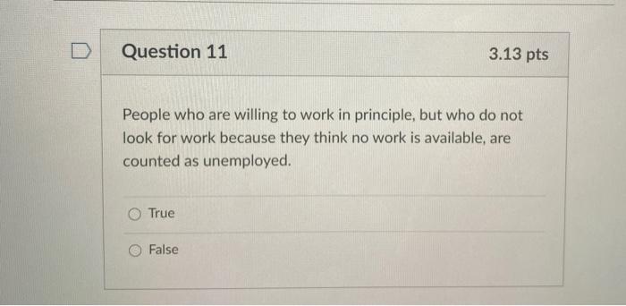 Solved Question 9 3.13 pts The expenditure approach to | Chegg.com