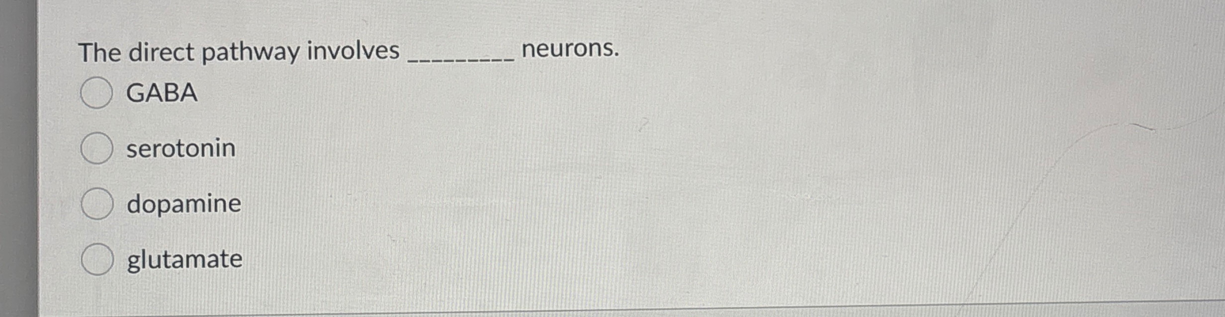 Solved The direct pathway involves | Chegg.com