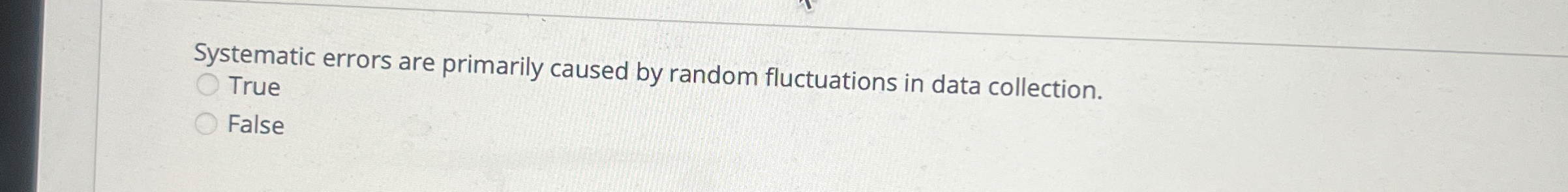 Solved Systematic errors are primarily caused by random | Chegg.com
