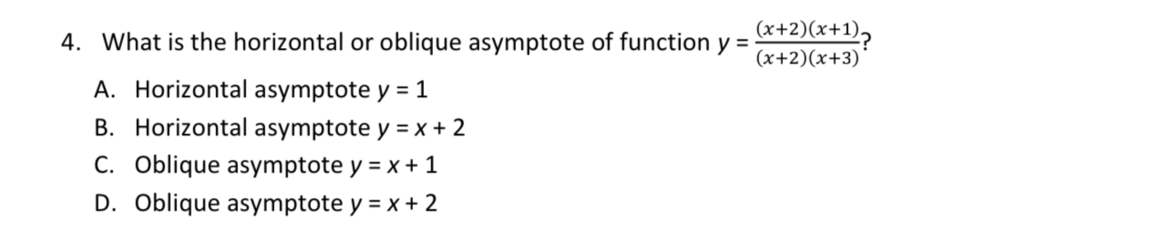 Solved What Is The Horizontal Or Oblique Asymptote Of 2032