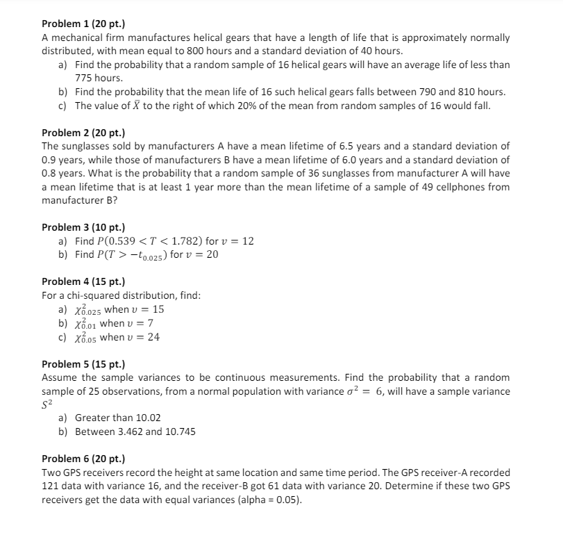 Solved Please answer all questions, show all work please!! | Chegg.com