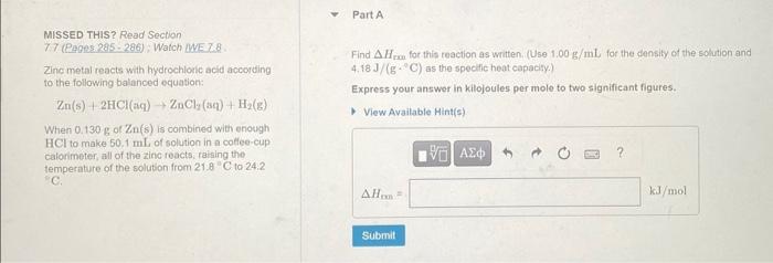 Solved MISSED THIS? Read Section 77 (Pages 285. 286), Watch | Chegg.com
