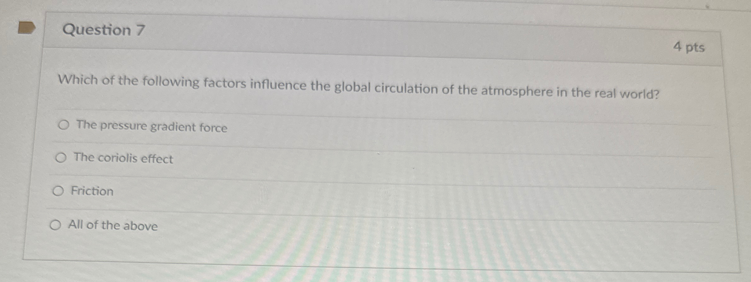 Solved Question 74 ﻿ptsWhich of the following factors | Chegg.com