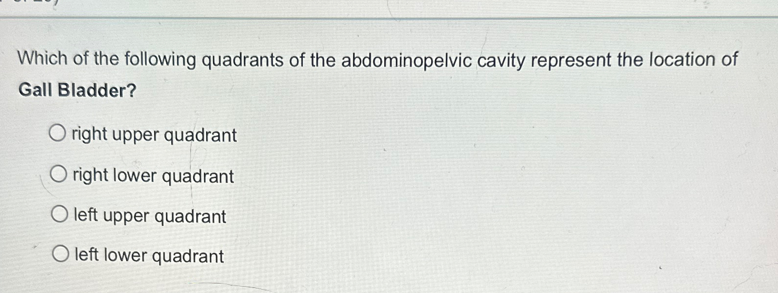 Solved Which of the following quadrants of the | Chegg.com