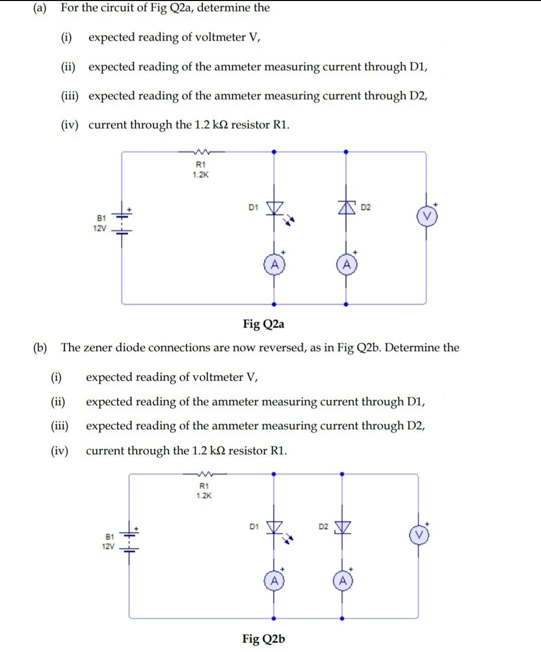 Solved (a) For the circuit of Fig Q2a, determine the (i) | Chegg.com